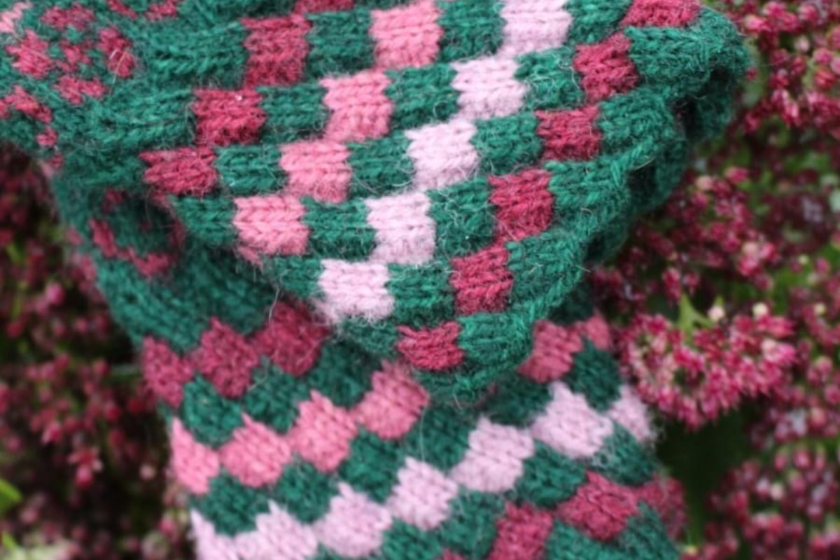 Prjónað stroff á ská - örnámskeið | Heimilisiðnaður